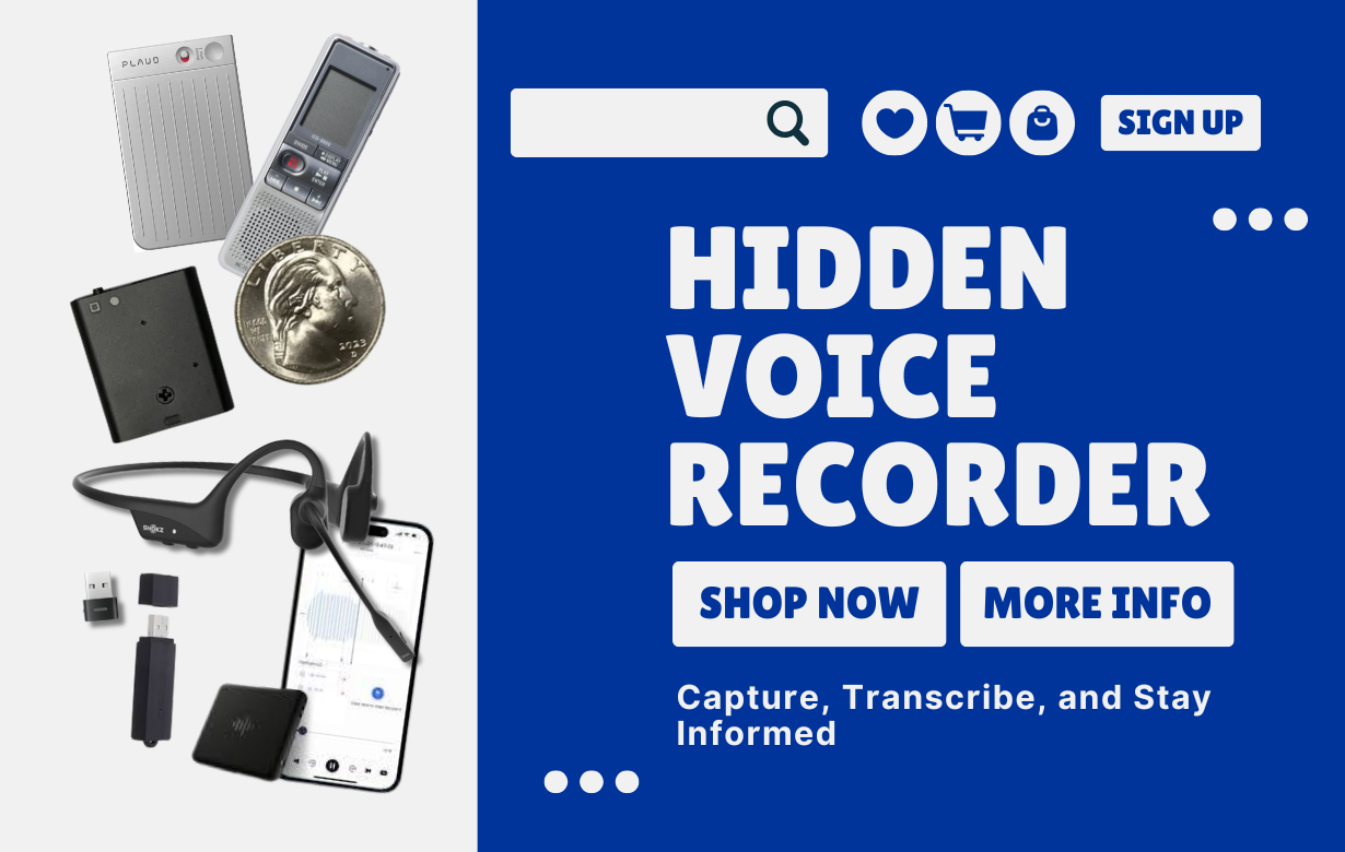 Hidden Audio Recorders : Capture, Transcribe, and Stay Informed