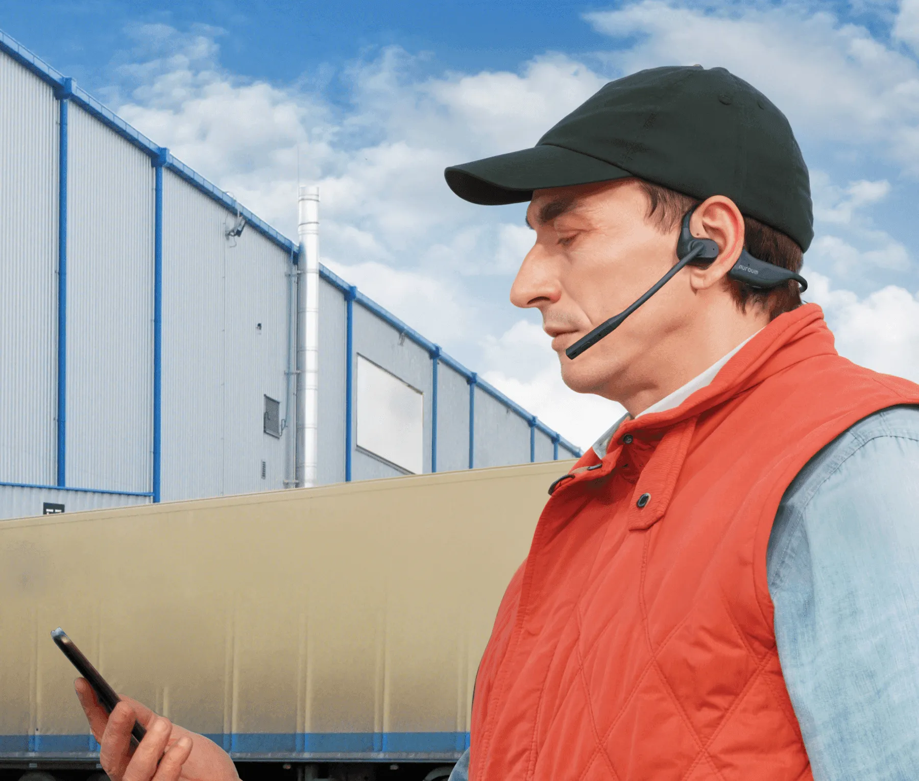 Lightest Professional Open-Ear Headset for Office