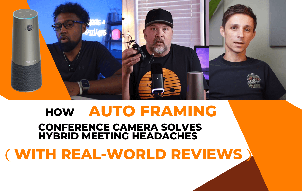 Nuroum C46 Auto Framing Camera: Best for Hybrid Meetings